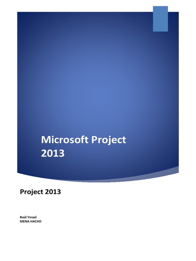 Vistas y Tablas en MS Project 2013 | PDF | Tabla (base de datos) | Microsoft