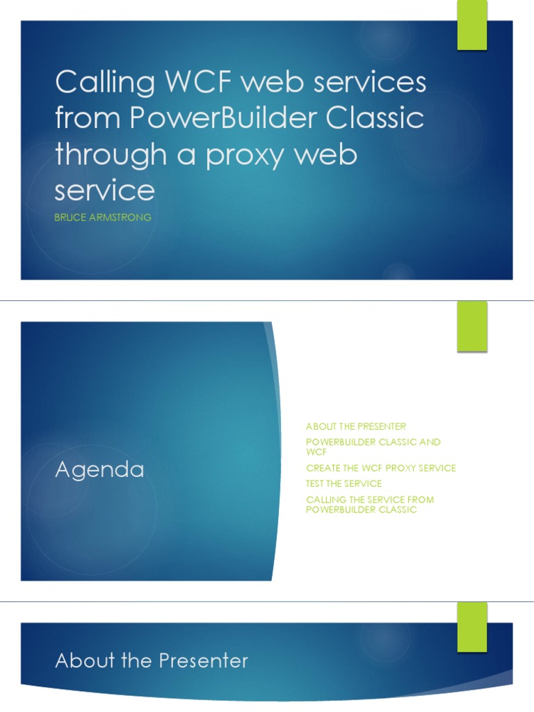 WFC-Web Servies From Appeon Power Builder | PDF | Component Object ...