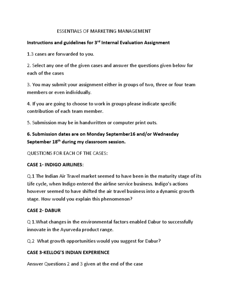 3rd Internal Eval Assignment | PDF