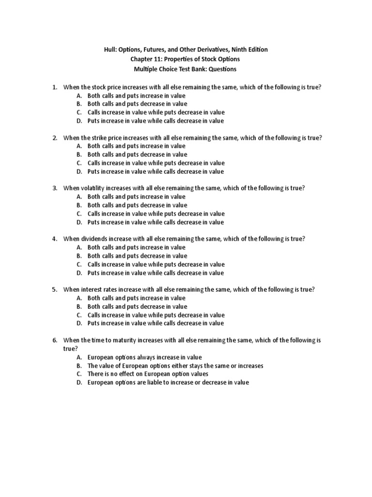 Hull: Options, Futures, and Other Derivatives, Ninth Edition Chapter 11 ...