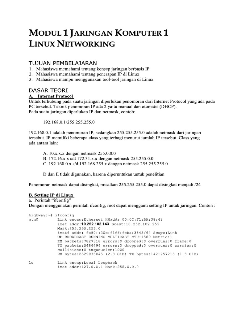 Jarkom | PDF