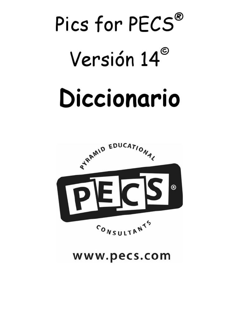Dictionario-Pics For PECS Version 14-Spanish | PDF