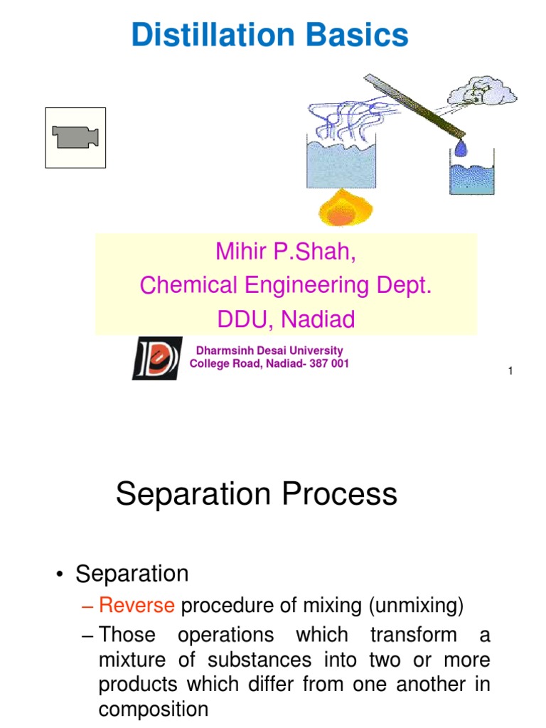 Distillation Basics Final | Download Free PDF | Distillation ...