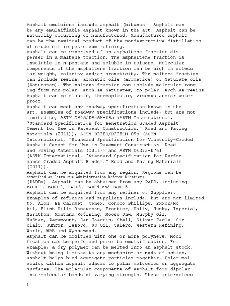 Padd 1, Padd 2, Padd3, Padd4 and Padd 5.: Described As Petroleum ...