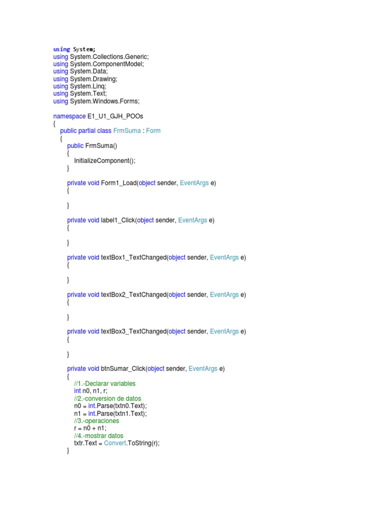 Using Using Using Using Using Using Using Using Namespace Public Partial Class Public | PDF ...