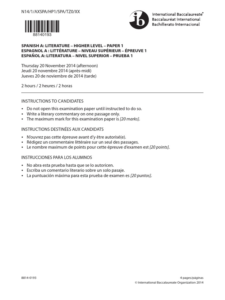 Prueba 01 Ib Noviembre 2014 | PDF