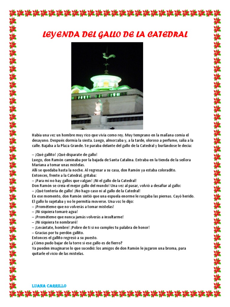 Leyenda Del Gallo de La Catedral | PDF