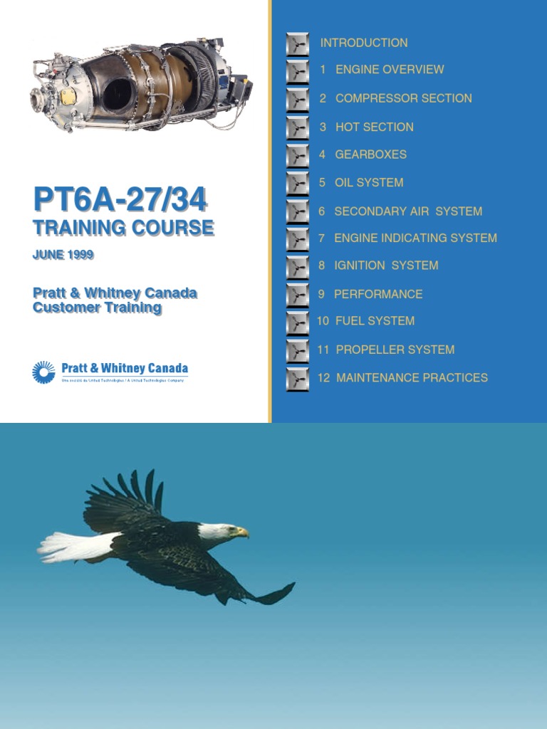 PT6A-27 CAT 0699 r02 | PDF | Turbine | Rotating Machines