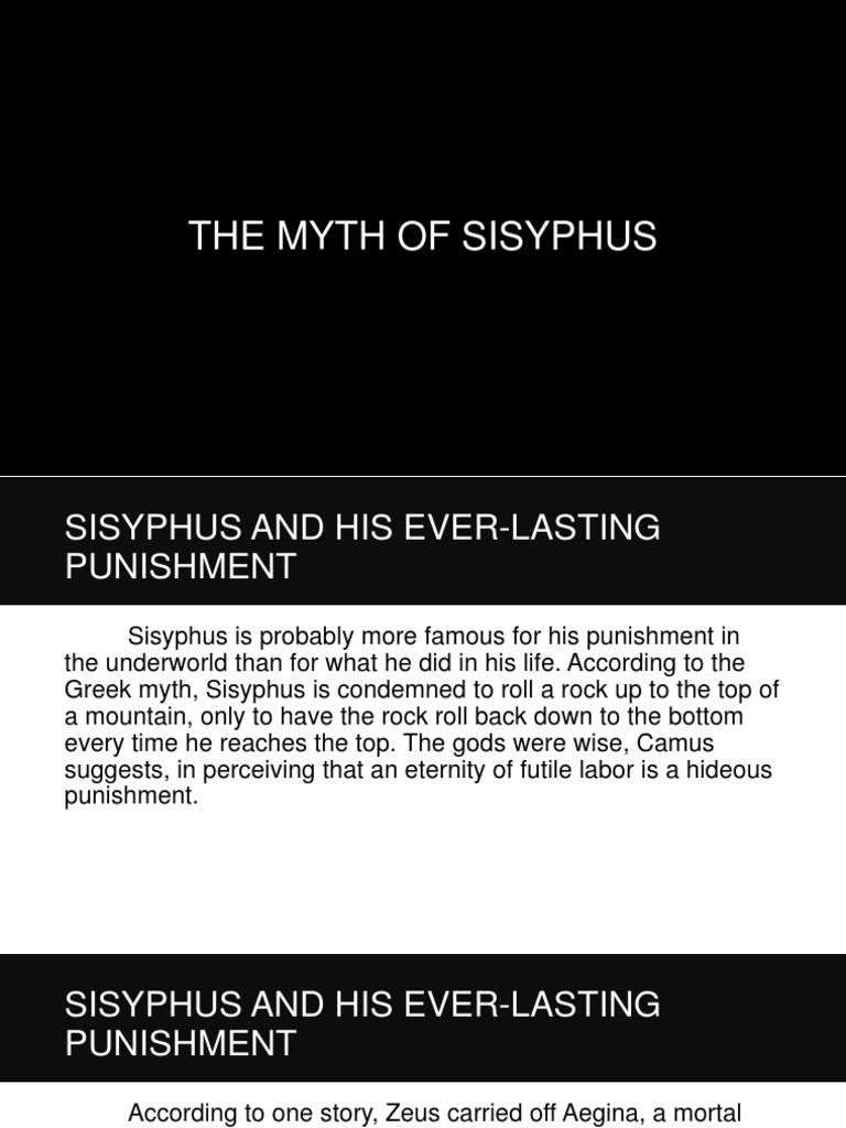 The Myth of Sisyphus | PDF | Albert Camus | Existentialism
