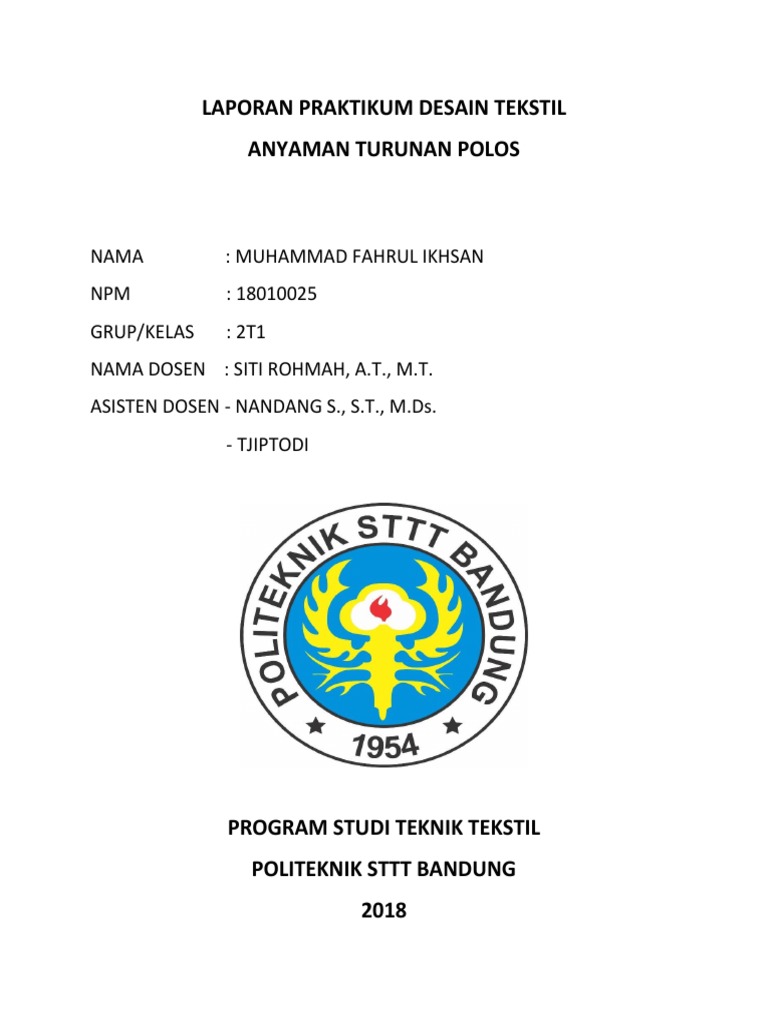 Dekomposisi Anyaman Polos dalam Tekstil | PDF | Seni