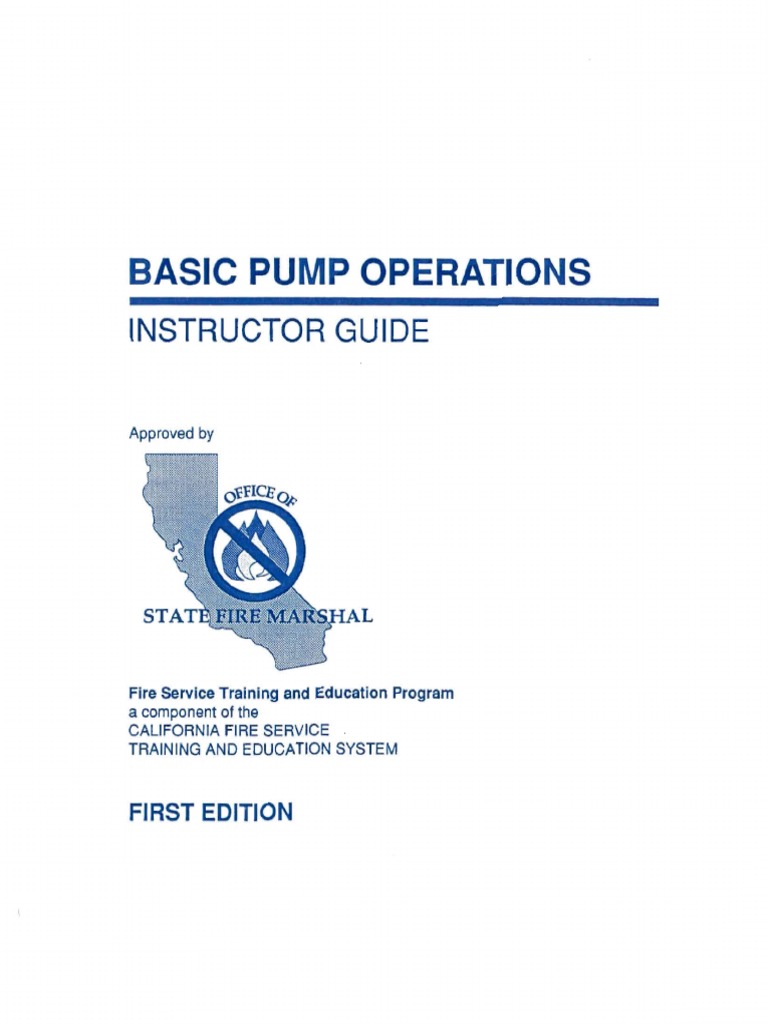 Basic Pump Operations - Instructor Guide | PDF | Pump | Transmission ...