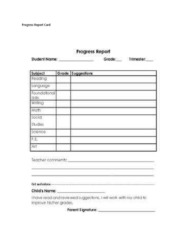 Progress Report | PDF