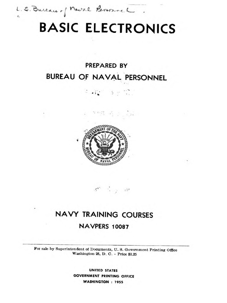 Basic Electronics Navy Training Courses | PDF