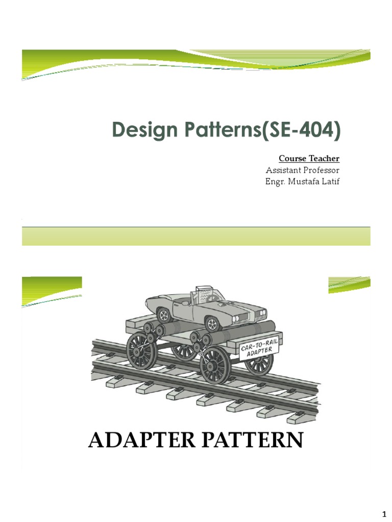 Understanding the Adapter Pattern in Design | PDF | Class (Computer ...
