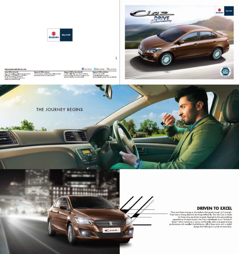 Suzuki - Ciaz Brochure PDF | PDF