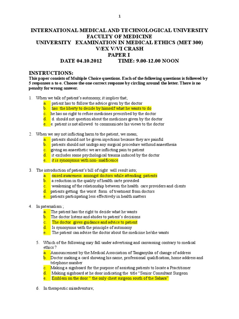Paper 1-1 | PDF | Informed Consent | Surgery