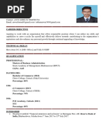 CA Inter Resume Format | PDF | Cognition | Cognitive Science