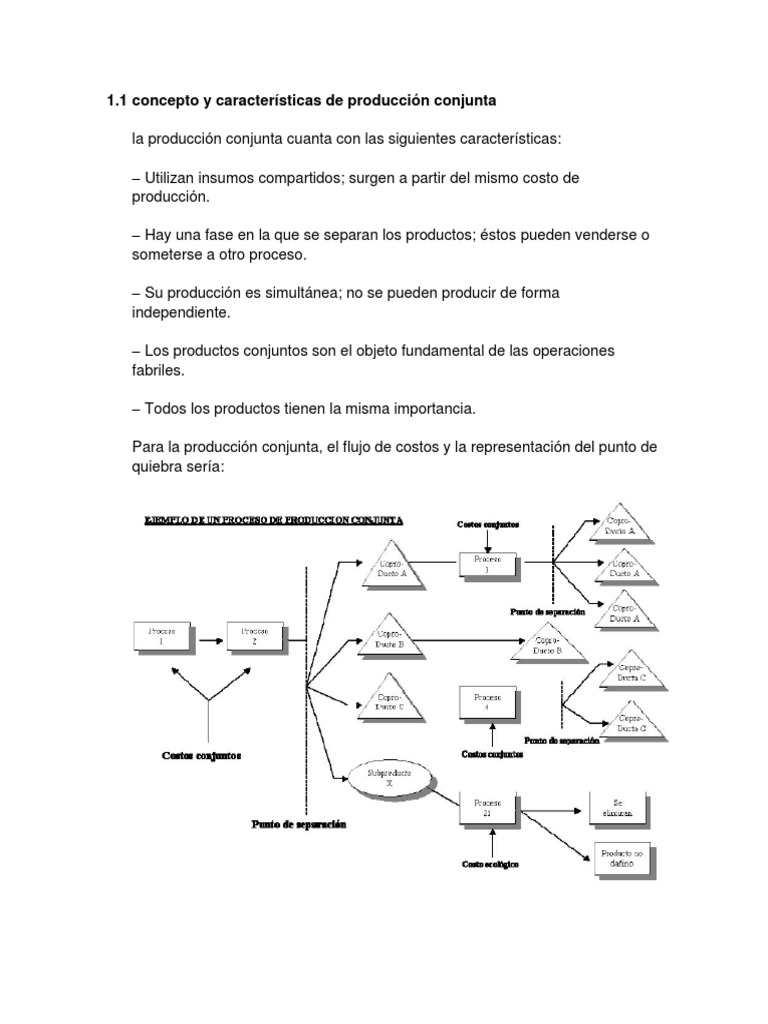 1.1 concepto y características de producción conjunta