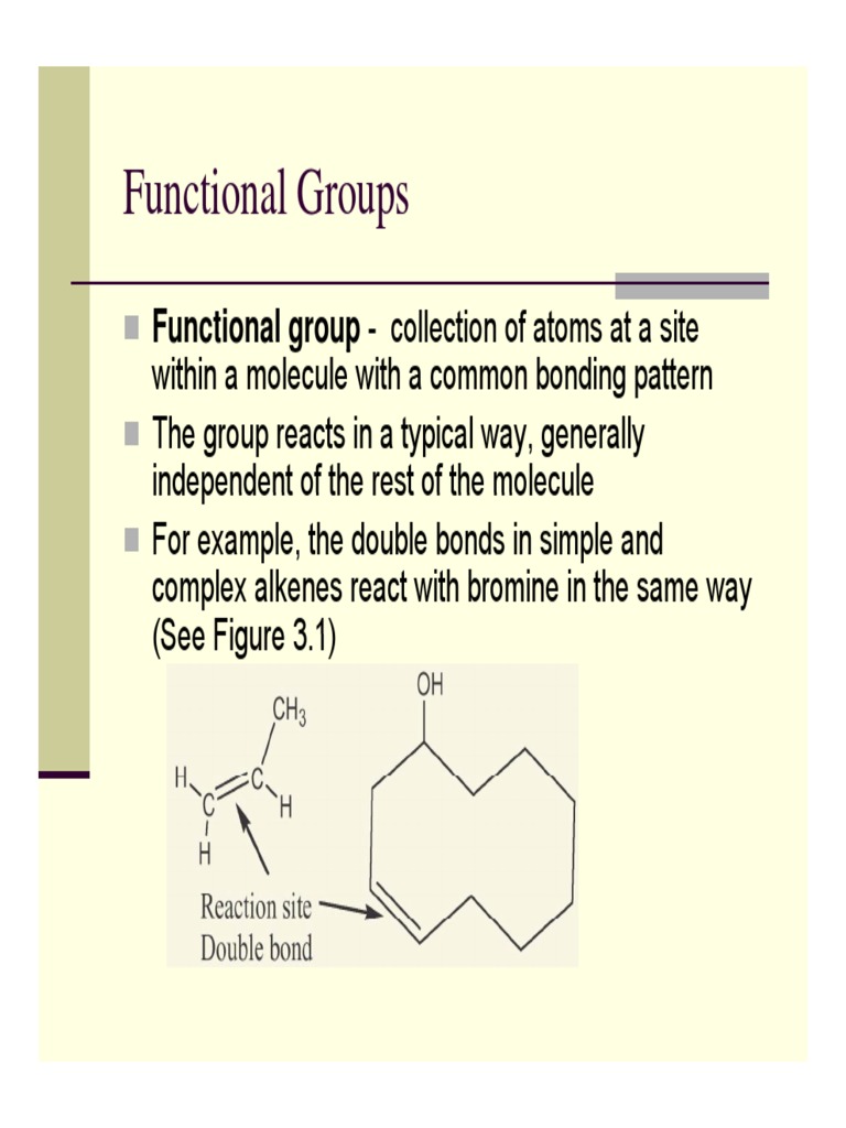 Functional Groups Functional Groups: Functional Group G P | PDF ...
