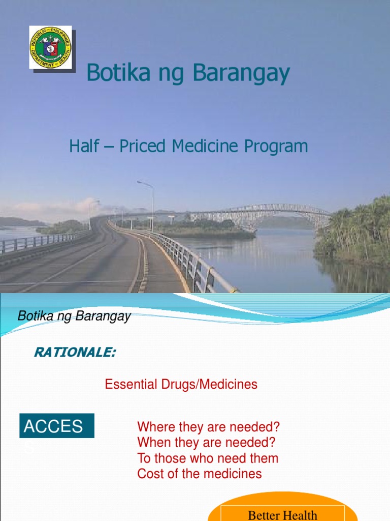 Botika NGG Barangay - Eastern Visayas | PDF | Over The Counter Drug ...