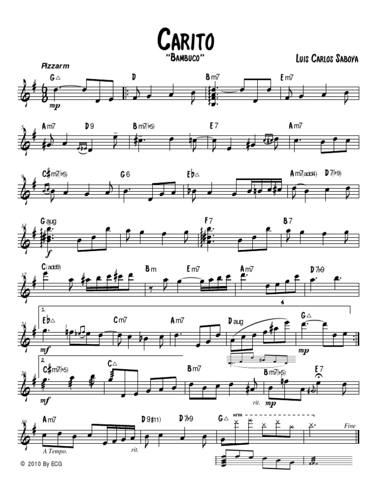 Carito (Luis Carlos Saboya) PDF | PDF