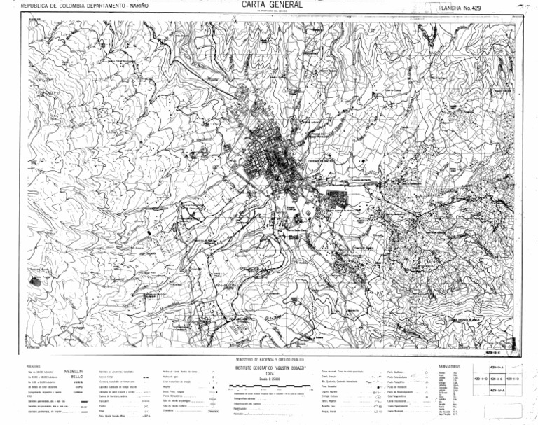 Mapa Topografico de Pasto | PDF