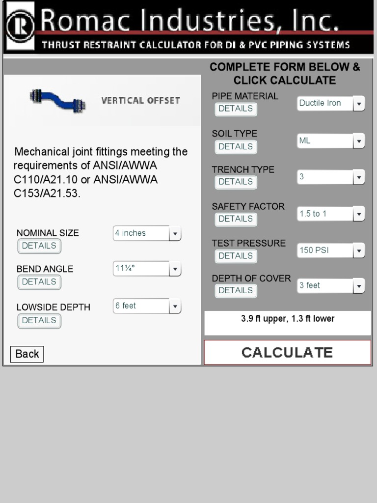 Mechanical Joint Fittings Meeting The Requirements of ANSI/AWWA C110 ...