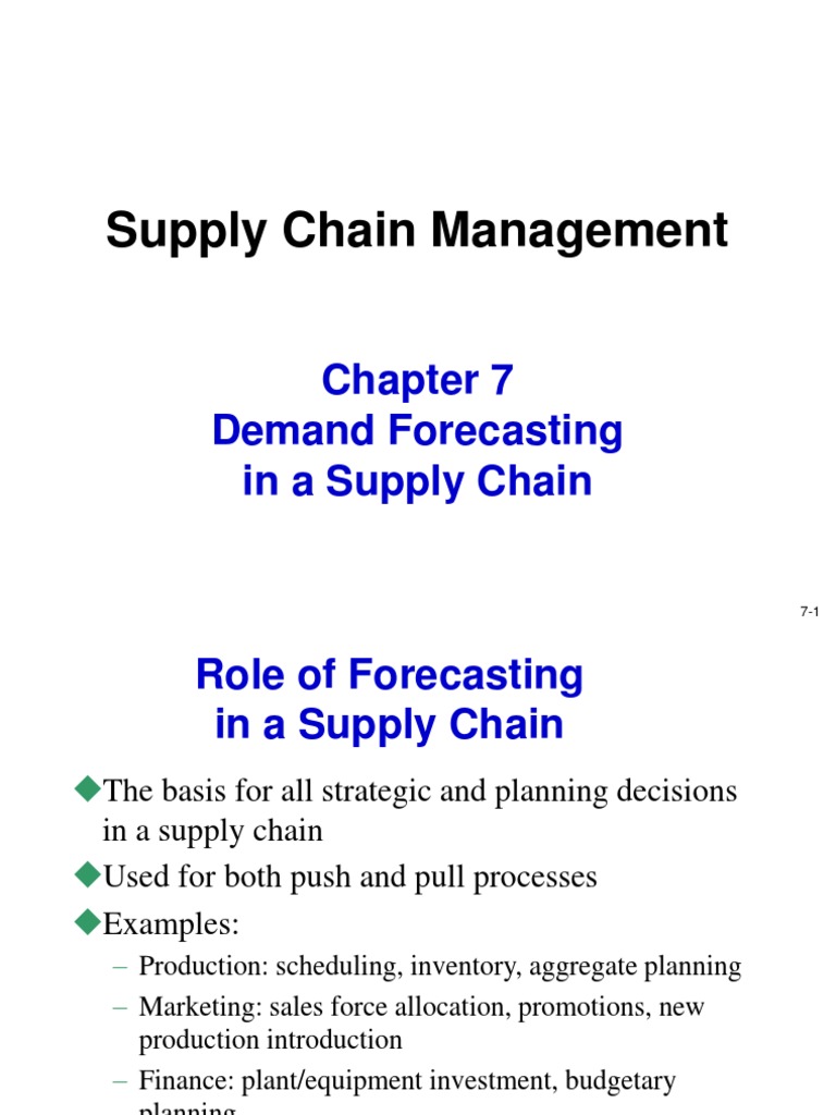 Chapter 7 (Forecasting) | PDF | Forecasting | Statistical Analysis