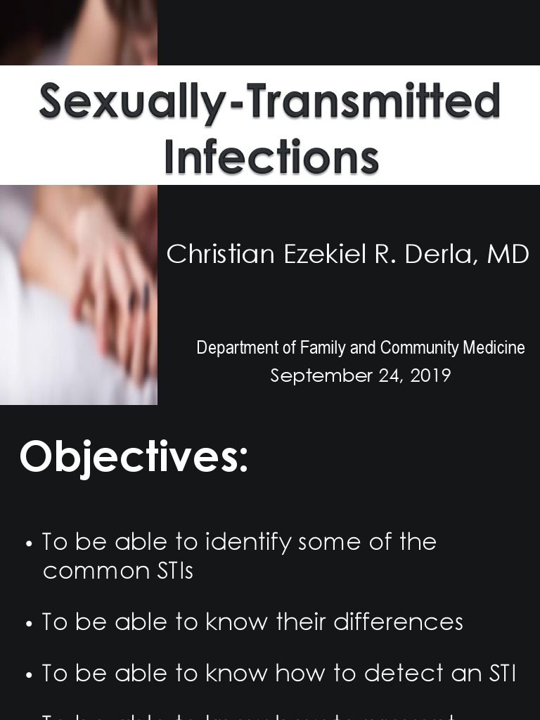STI Public Health Lecture 2019 | PDF | Sexually Transmitted Infection ...