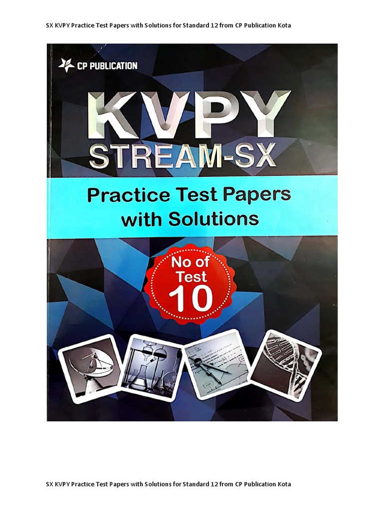 SX KVPY Test Papers Std 12 Solutions | PDF | Technology & Engineering