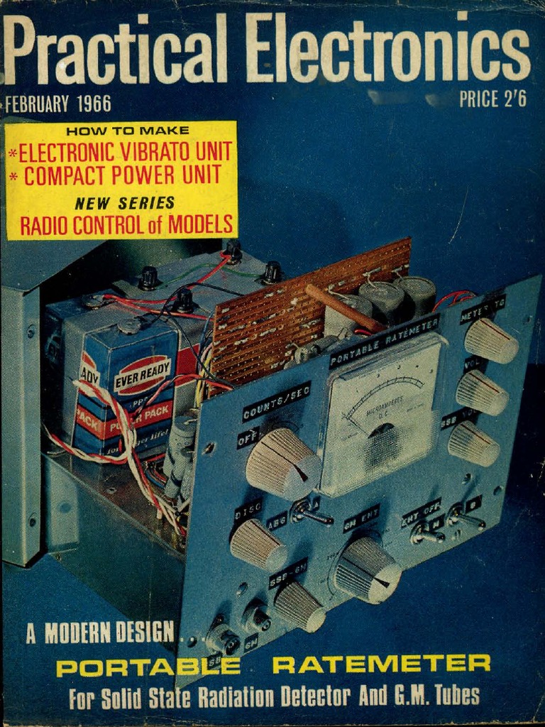 Practical Electronics 1966 02 PDF | PDF | Alternating Current | Quantity