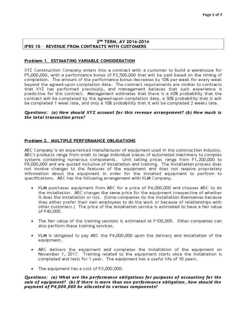 Ifrs 15 | PDF | Franchising | License