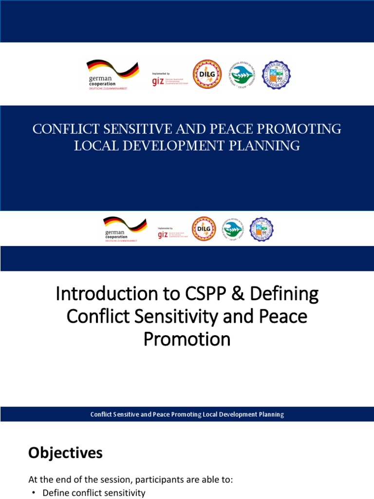 Introduction To CSPP | PDF | Peace | Peacebuilding