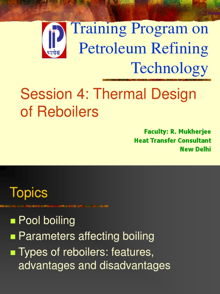 Training Program On Petroleum Refining Technology: Session 4: Thermal ...