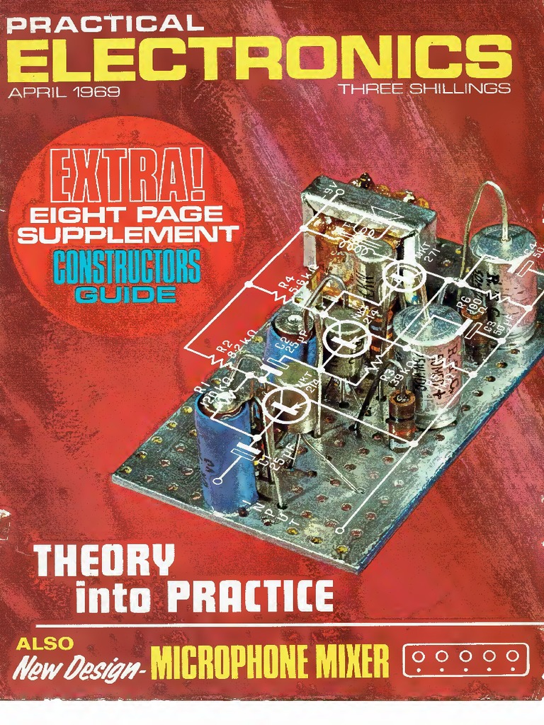 Practical Electronics 1969 04 | PDF | Headphones | Relay