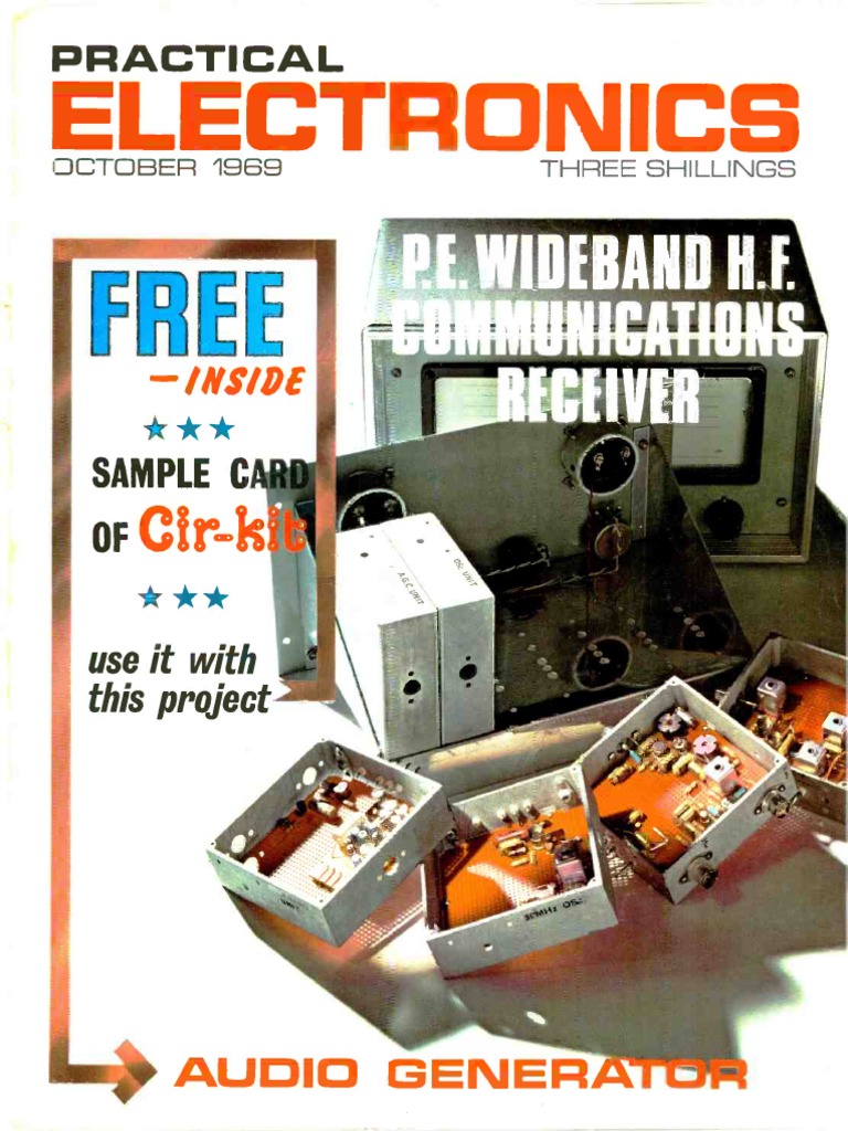 Practical Electronics 1969 10 | PDF | Amplifier | Electronic Circuits