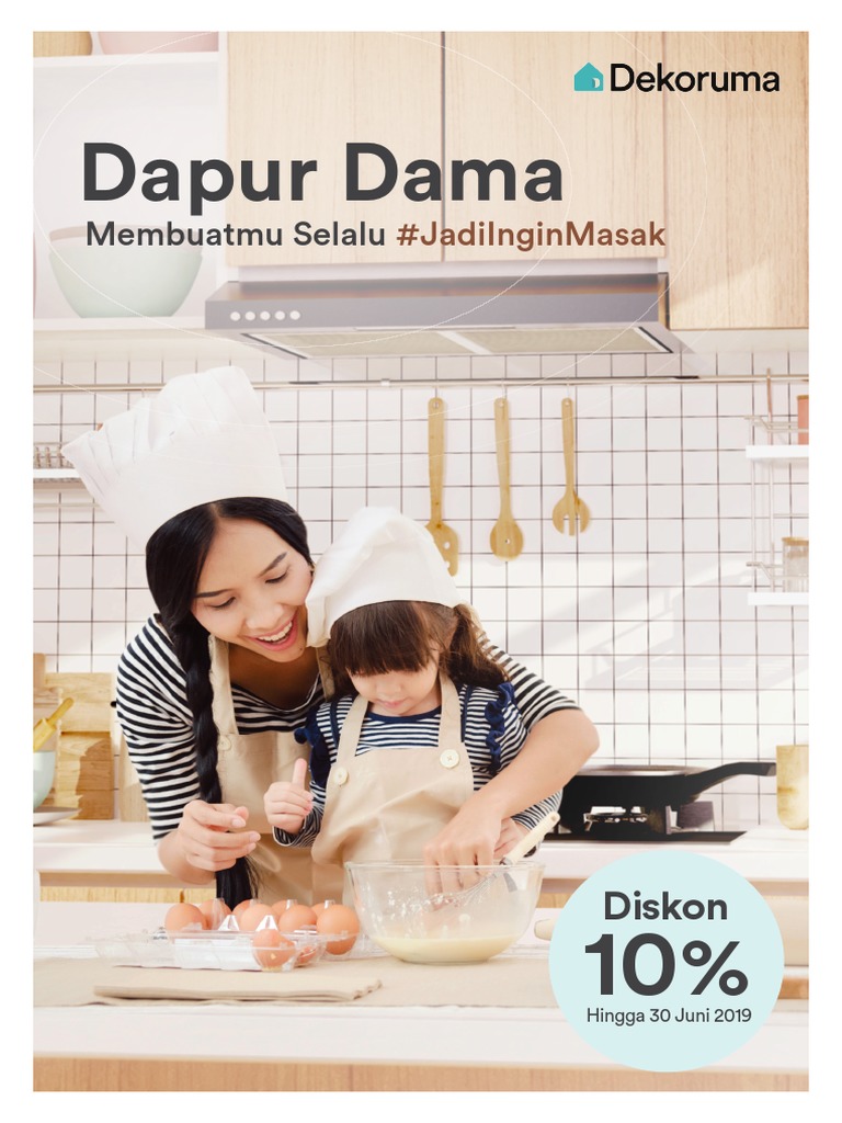 Kitchen Set Dapur Dama Dekoruma | PDF | Memasak, Makanan, & Anggur ...