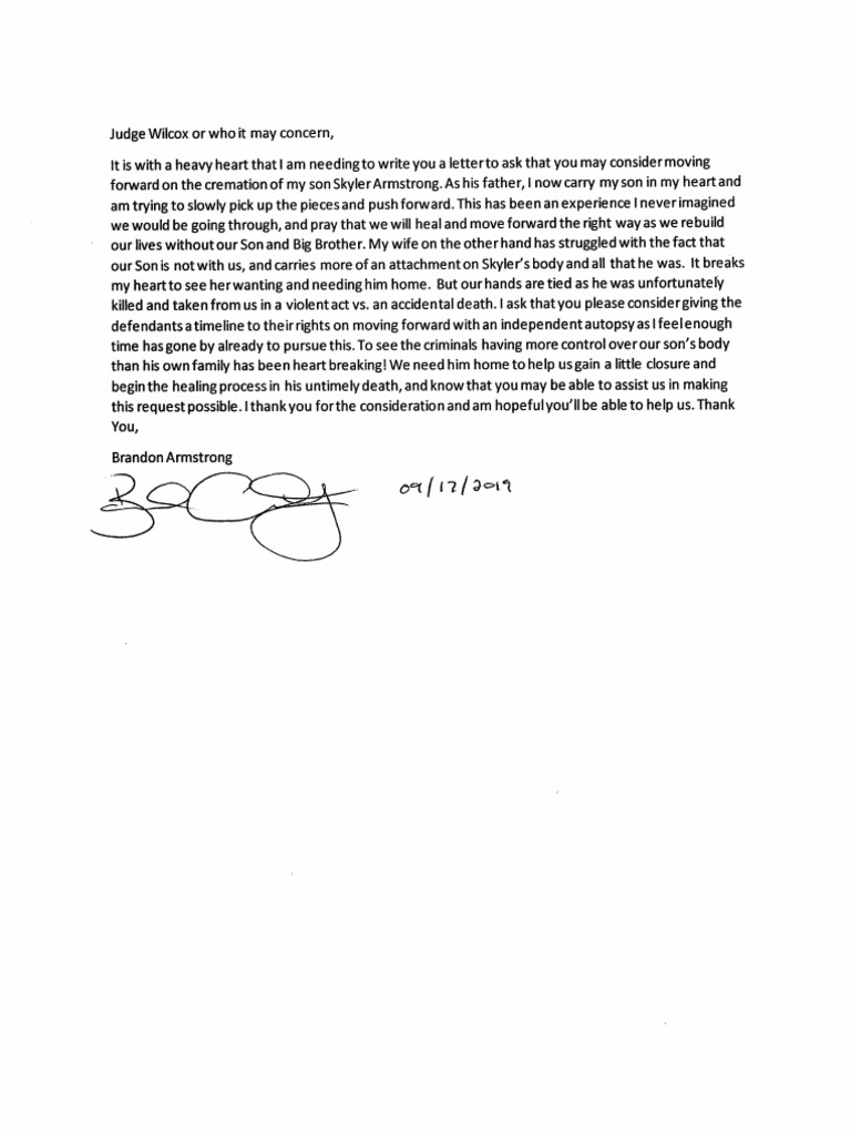 Family Letter Format