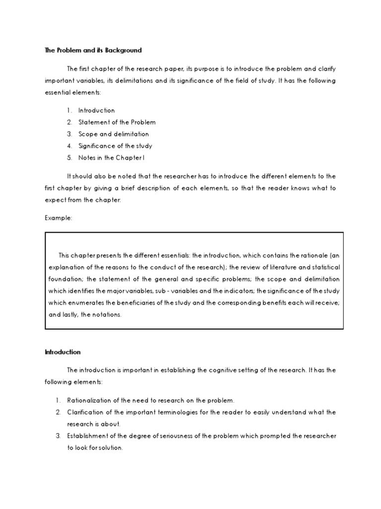 The Problem and Its Background | PDF | Theory | Teachers
