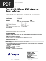 Hydrovane-Fluid-Force-2000Hr Vane Lubricant Safety Data | PDF ...