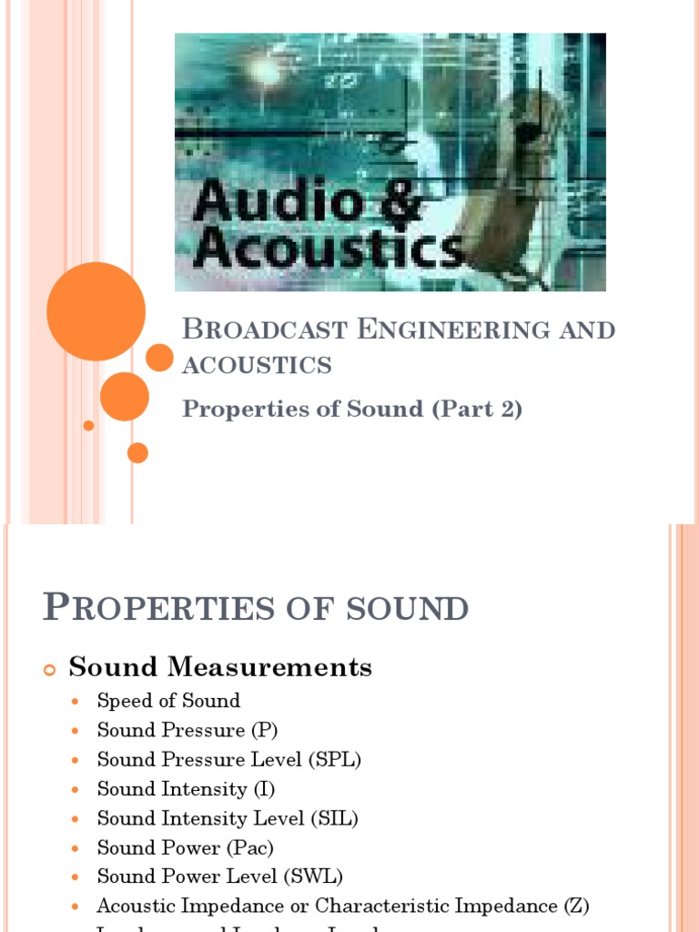 Sound Measurements | PDF | Sound | Decibel