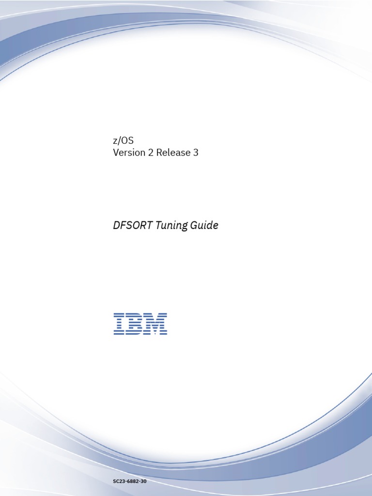 Dfsort Tuning Guide Pdf Input Output Computer Data Storage