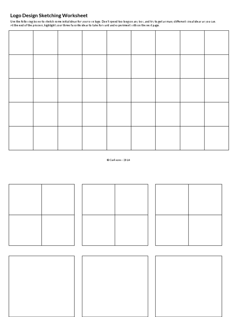 Logo Design Worksheet | PDF