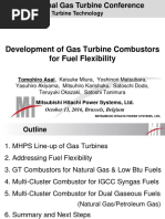 M701F Series Mistsubishi | PDF | Gas Turbine | Power (Physics)