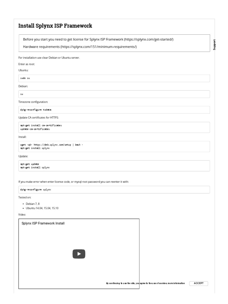Install Splynx ISP Framework | PDF | Computer Security | Security