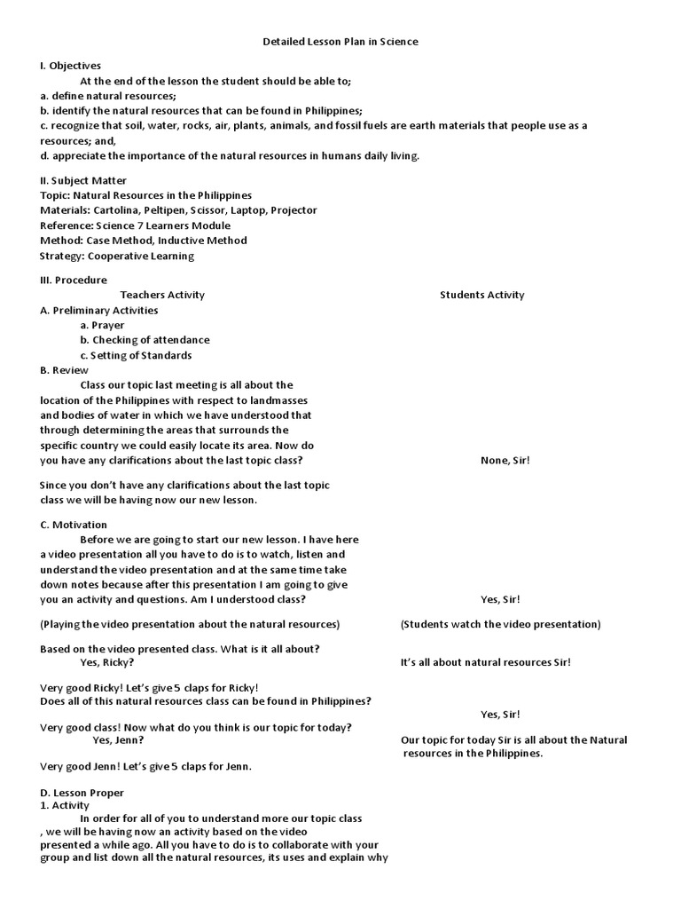 Detailed Lesson Plan in Science | PDF | Lesson Plan | Agriculture