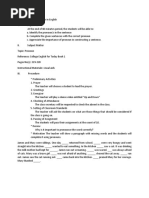 Lesson Plan - Verbs | PDF | Verb | Subject (Grammar)