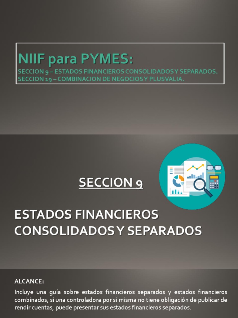 Niif para Pymes Secciones 9 y 19 | PDF | normas internacionales de ...