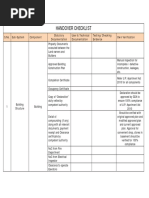 Building Handover/Takeover Plan | PDF | Fires | Security Alarm