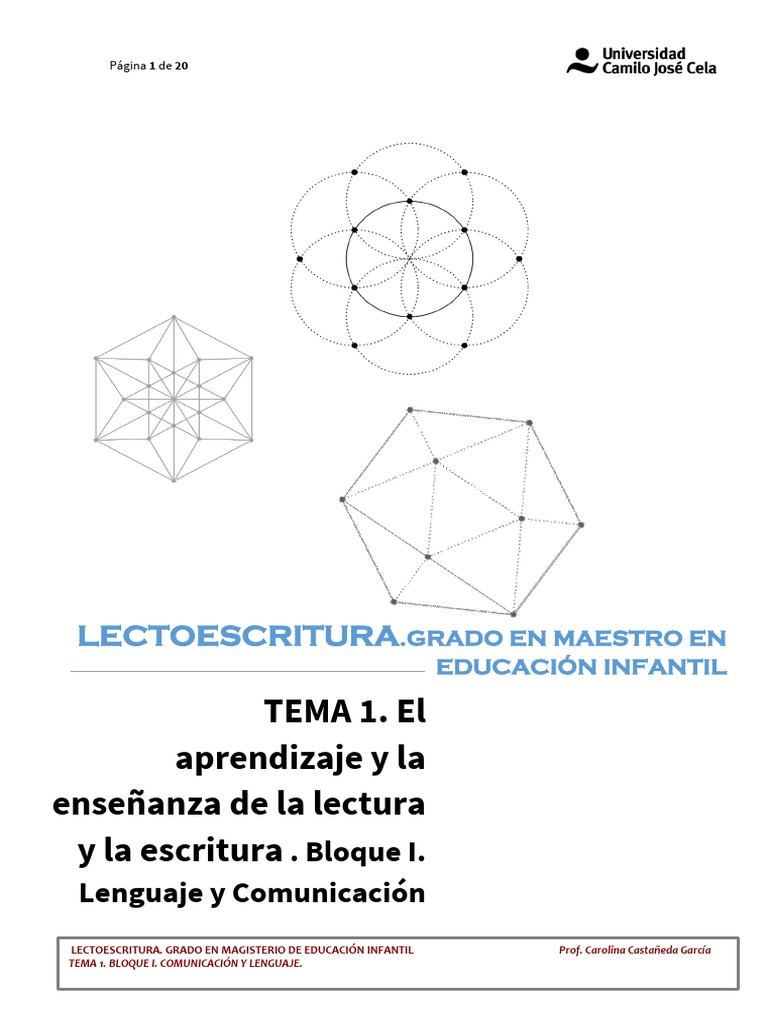 Aprendizaje de Lectura y Escritura Infantil | PDF | Palabra ...